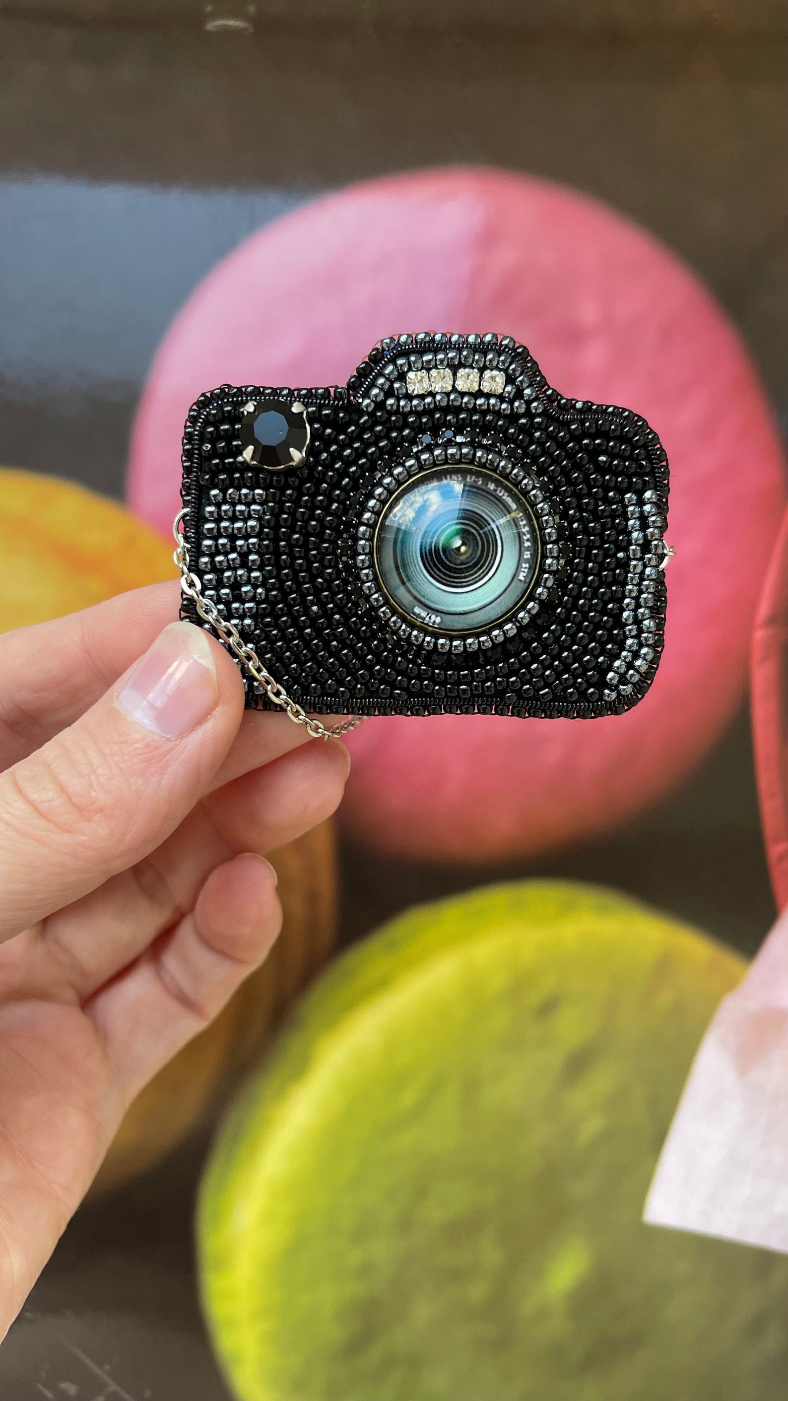 Camera Brooch Photography Pin Camera Jewelry Camera Accessory ...