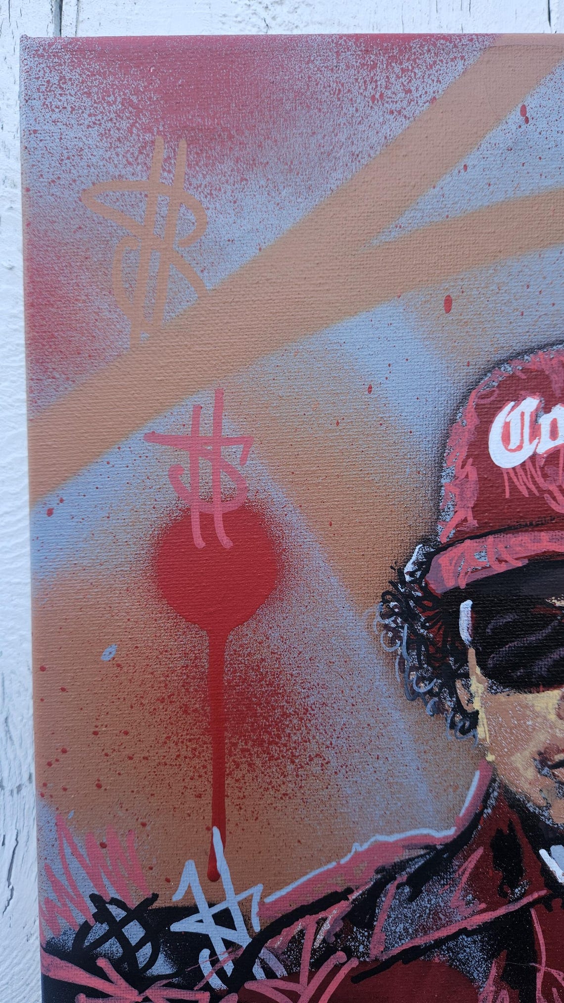 Eazy E Original Wall Art Hand Painted Portrait Graffiti Style Hip Hop ...