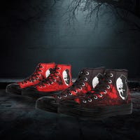 Bloody Shoes, Blood Dripping Splattered Stained Halloween Vampire ...