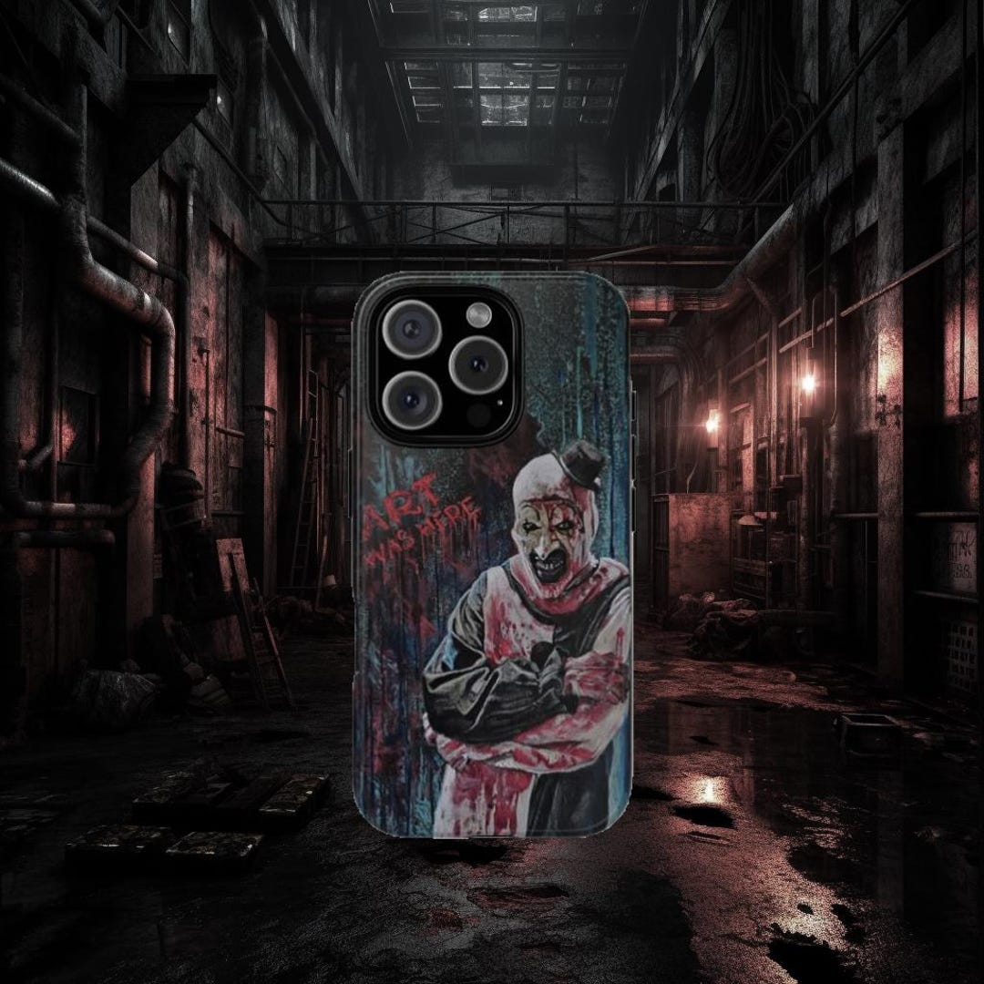 Terrifier Art the Clown Phone Case: Scary Horror Portrait - Etsy