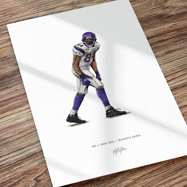 Randy Moss Poster - Etsy