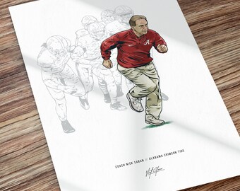 Nick Saban - Etsy