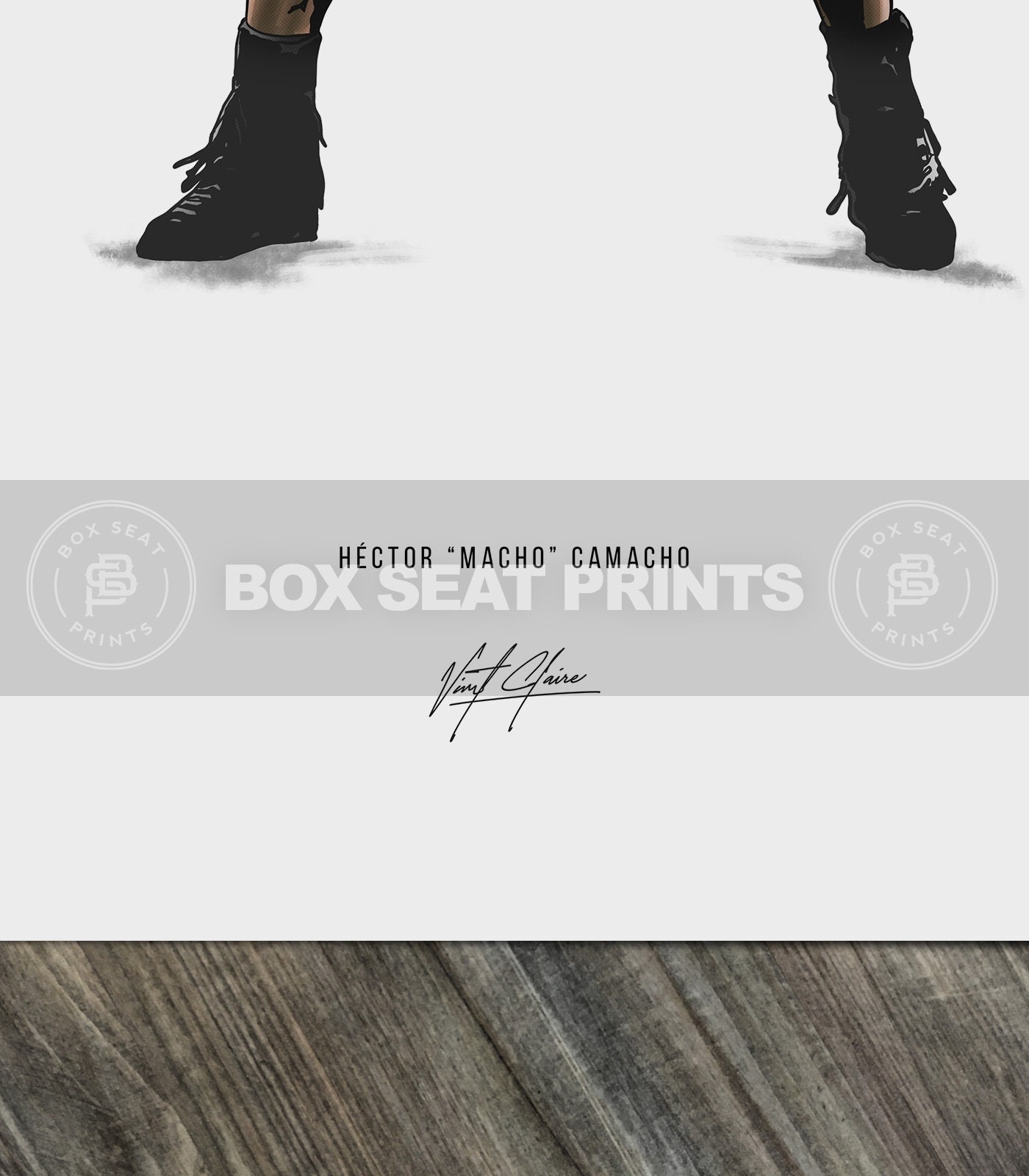 Hector Camacho Boxing Art Illustrated Print Poster, Hector Macho ...