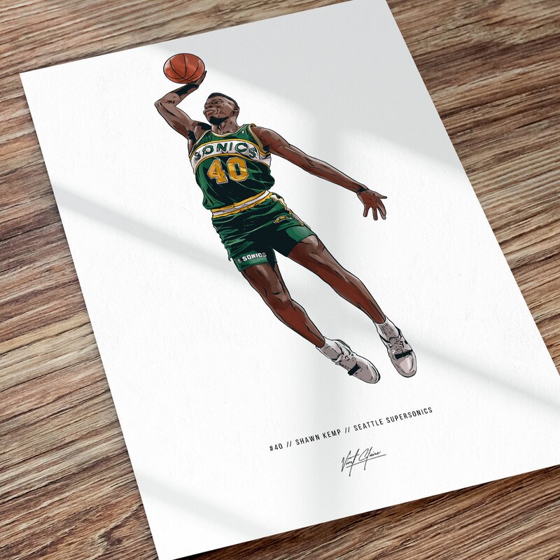 Shawn Kemp - Etsy