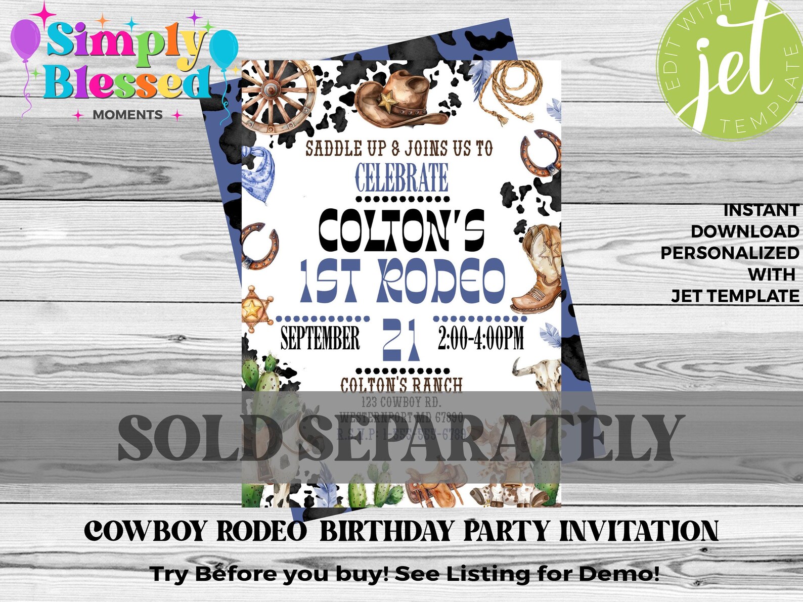 Cowboy Rodeo Food Dessert Table Tents With Bonus Signs Printable ...