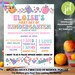 Girls Kindergarten Groovy Modern Back to School Poster Sign Printable ...