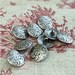 Traditional Costume Buttons, Metal, Antique Silver, 18 Mm, Art Nouveau ...