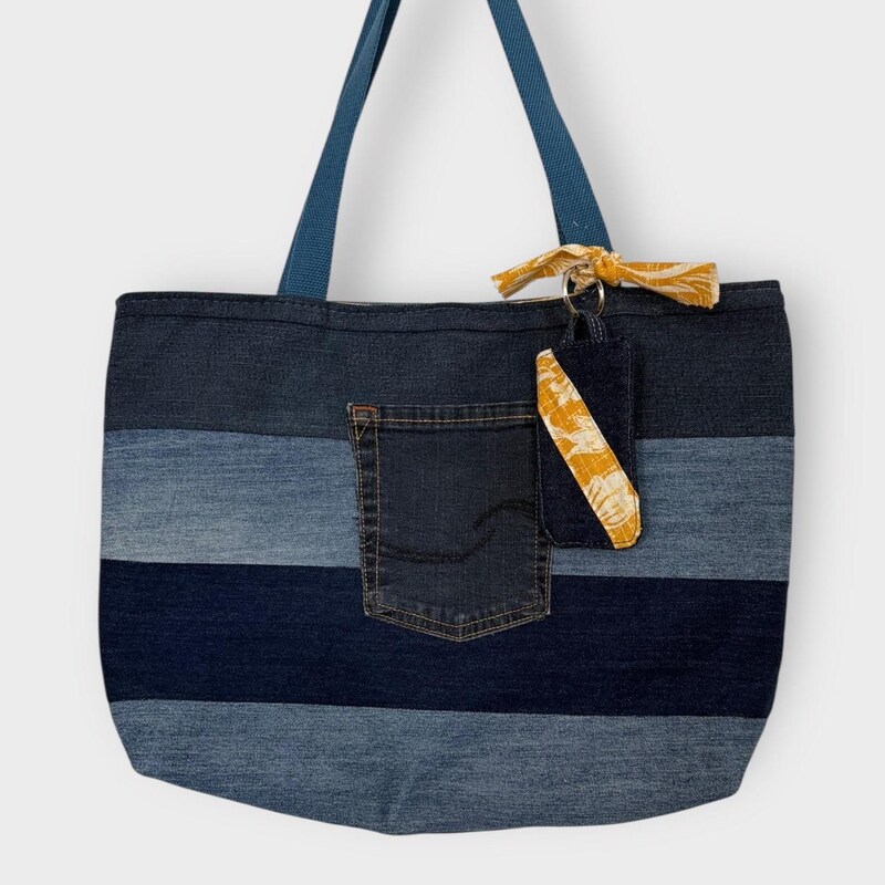 Large Denim Bag - Etsy