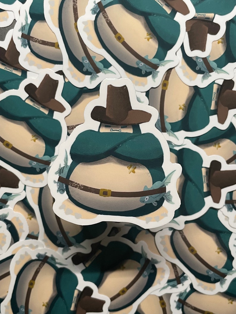 Cowboy Pokemon Stickers snorlax, Psyduck, Gengar - Etsy
