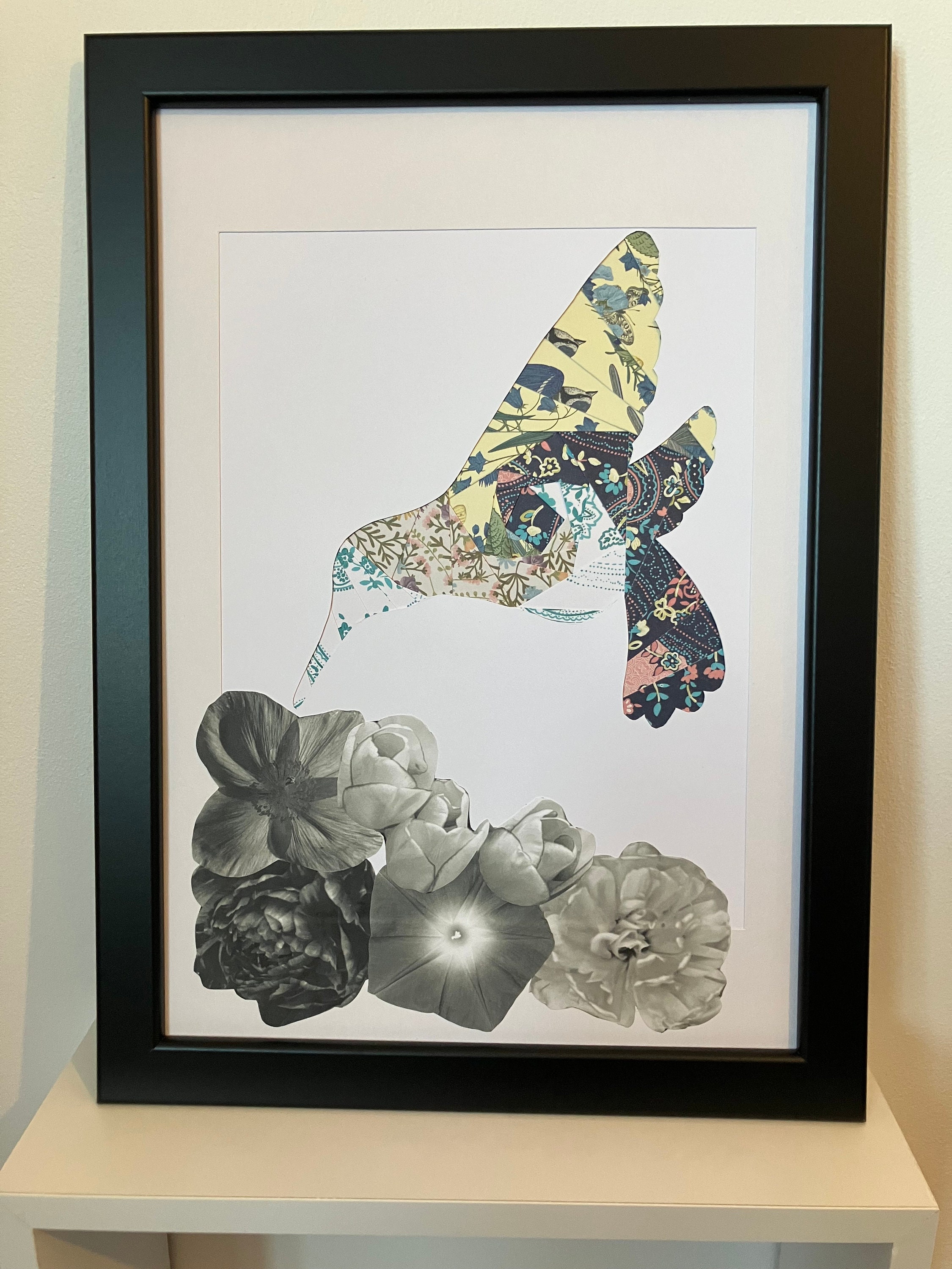 Papercraft Wall Art , Hummingbird, Iris Folding Design - Etsy UK