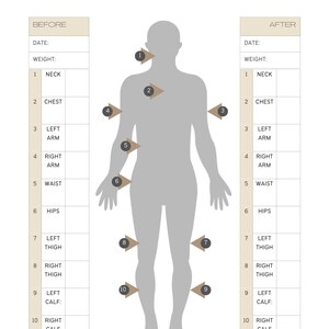 Digital Fitness Journal Tracker Planner 83 Pages, Workout Log, Health ...