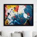 Paint Splash Splatter Abstract Painting Framed Poster Print & Framed ...