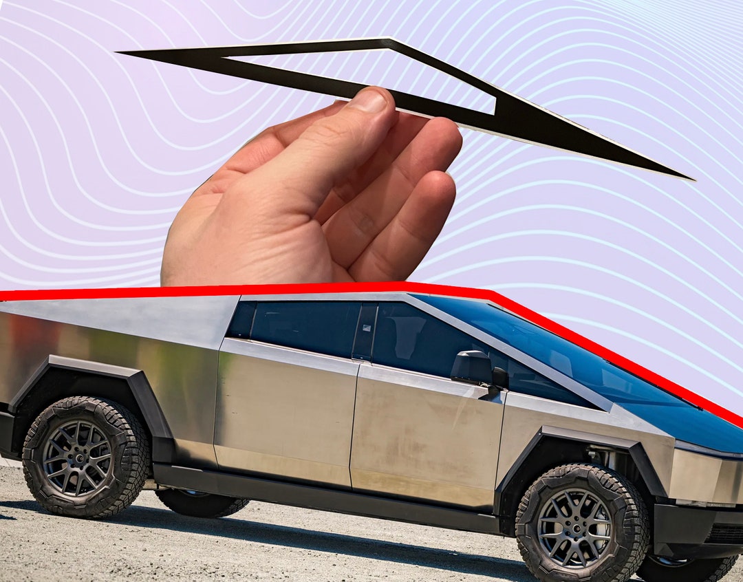 Cybertruck Sticker 9 Inch - Etsy