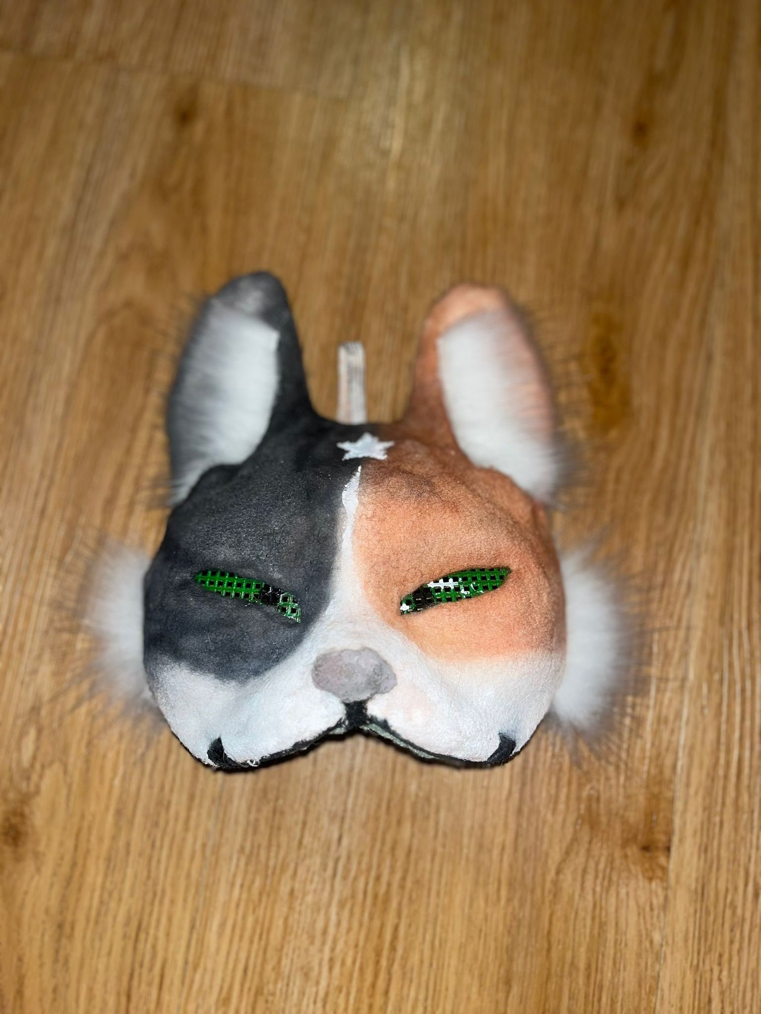 Silly Calico Cat Mask - Etsy