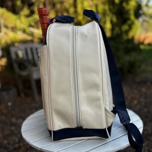 Faux Leather Personalized Pickleball Bag, Classy Pickleball Paddle ...