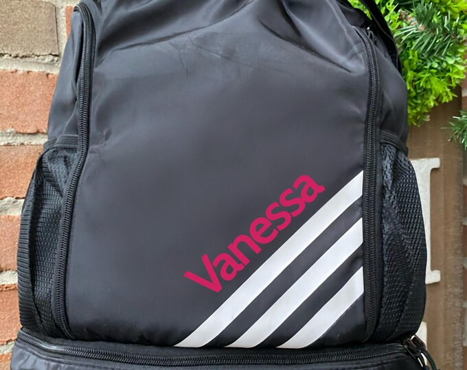 Personalized Youth Drawstring Sports Backpack, Lightweight Nylon ...