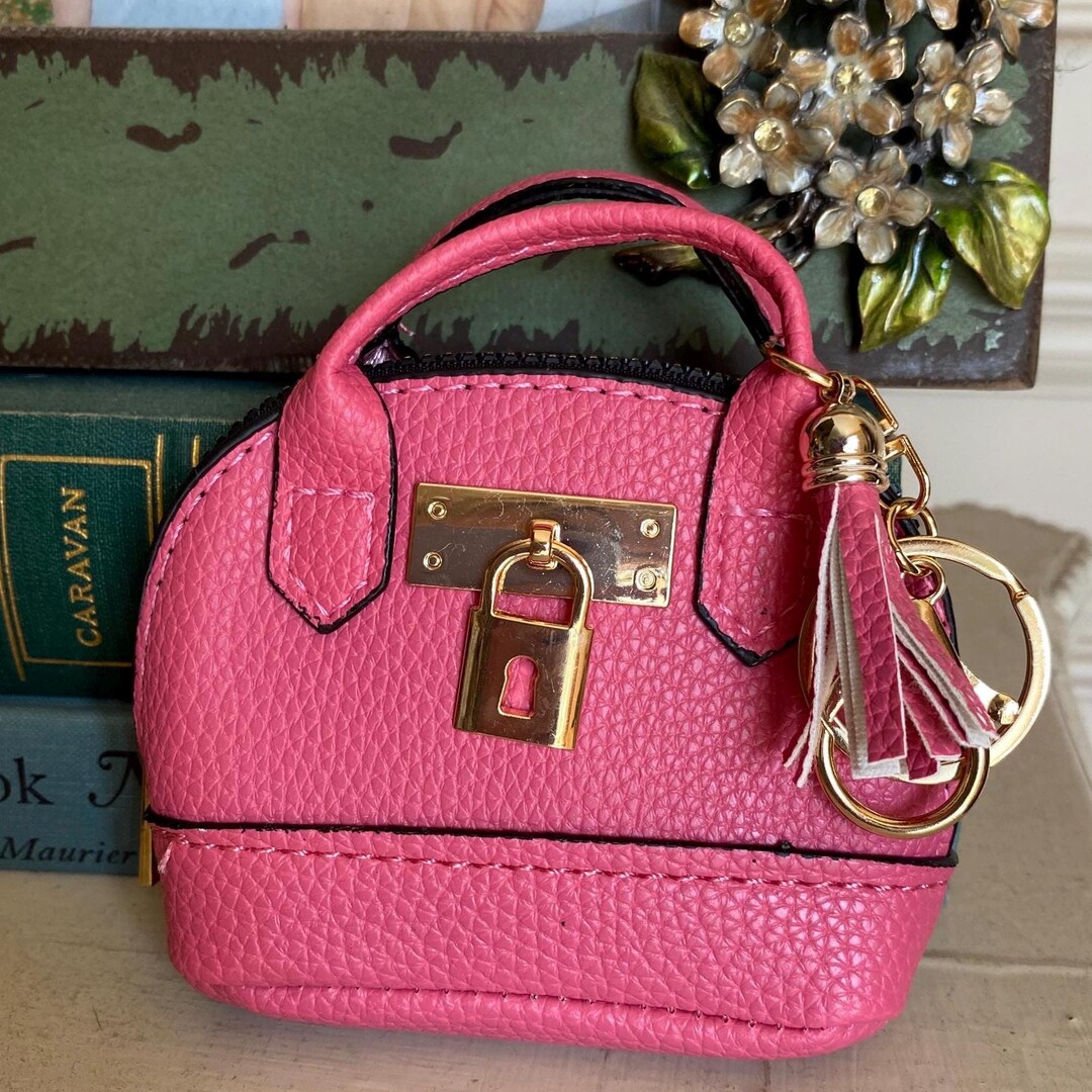 Cute Personalized Tiny Handbag Keychain Teen Birthday Party Favor, Mini ...