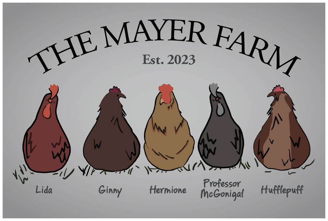 Customized Chicken Coop Sign, Chicken Name Sign, Metal Farm Sign ...