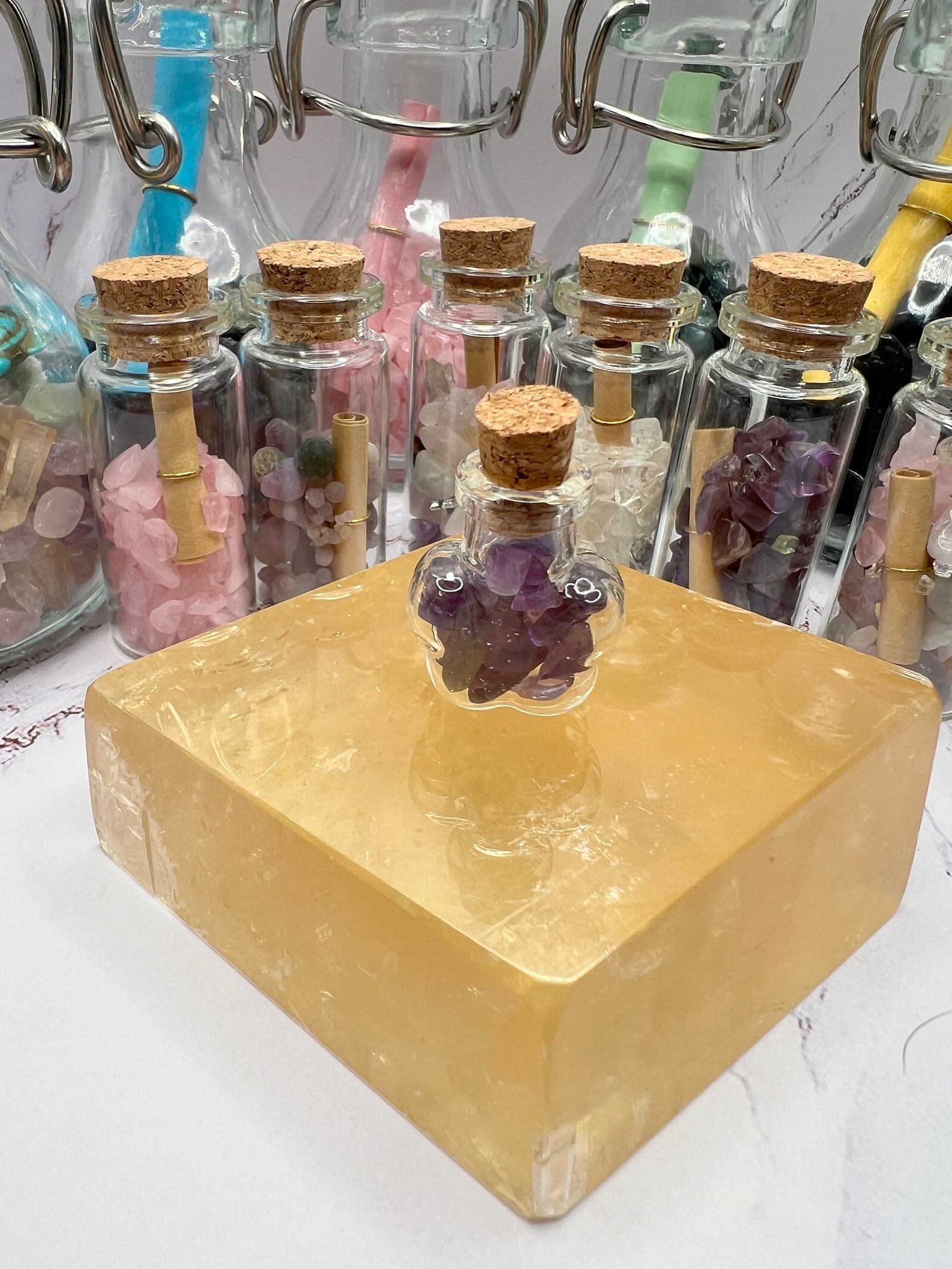 Crystal Confetti Wish Jars-large - Etsy