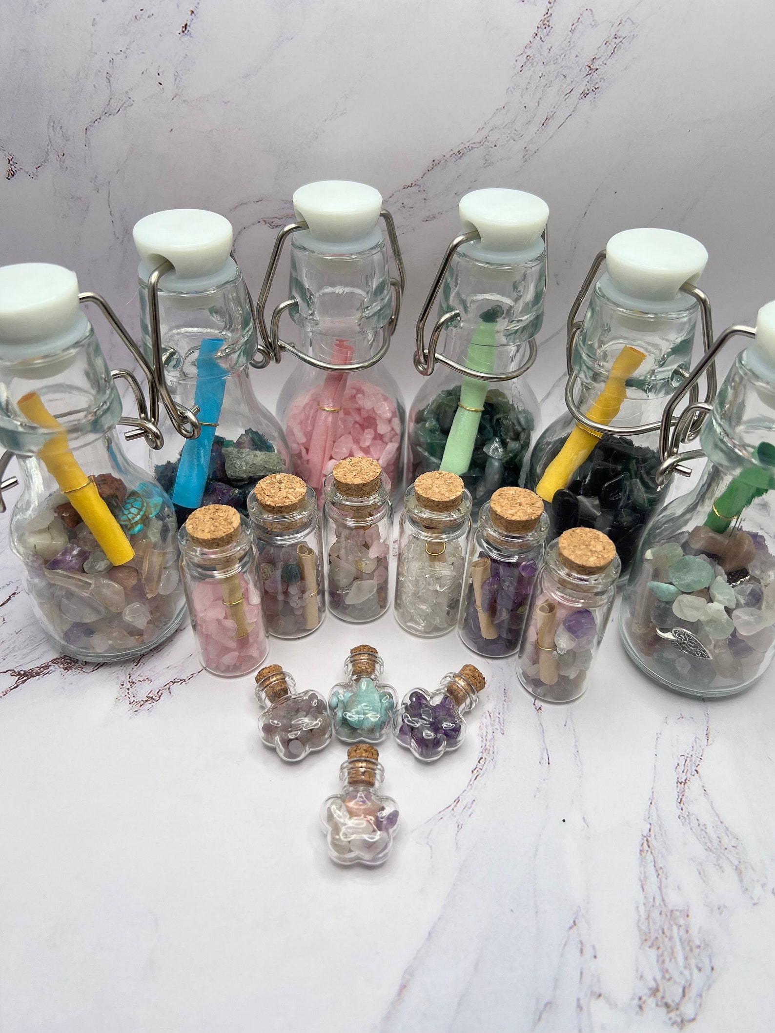 Crystal Confetti Wish Jars-large - Etsy