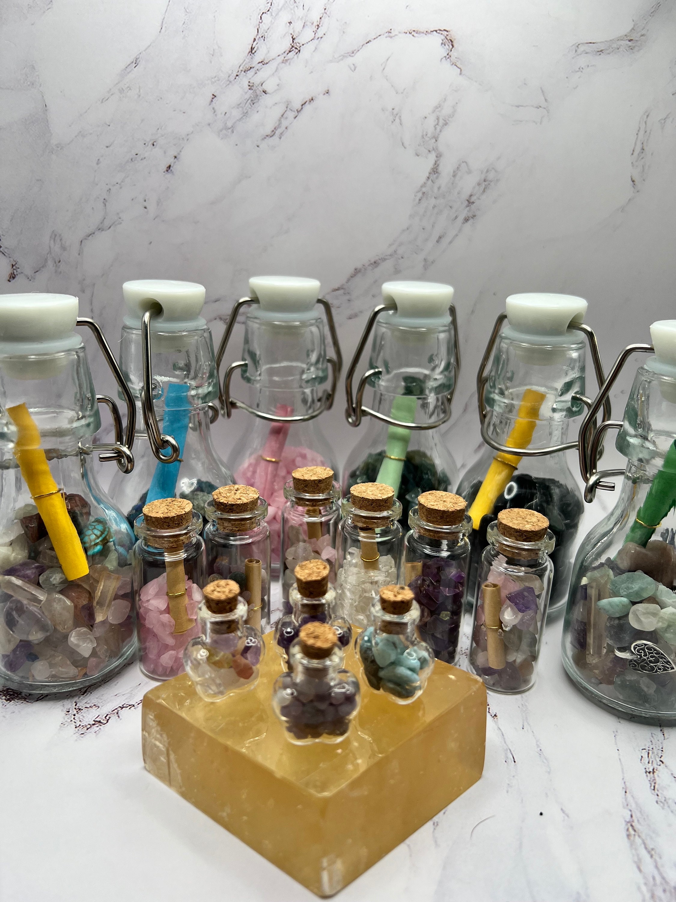 Crystal Confetti Wish Jars-large - Etsy