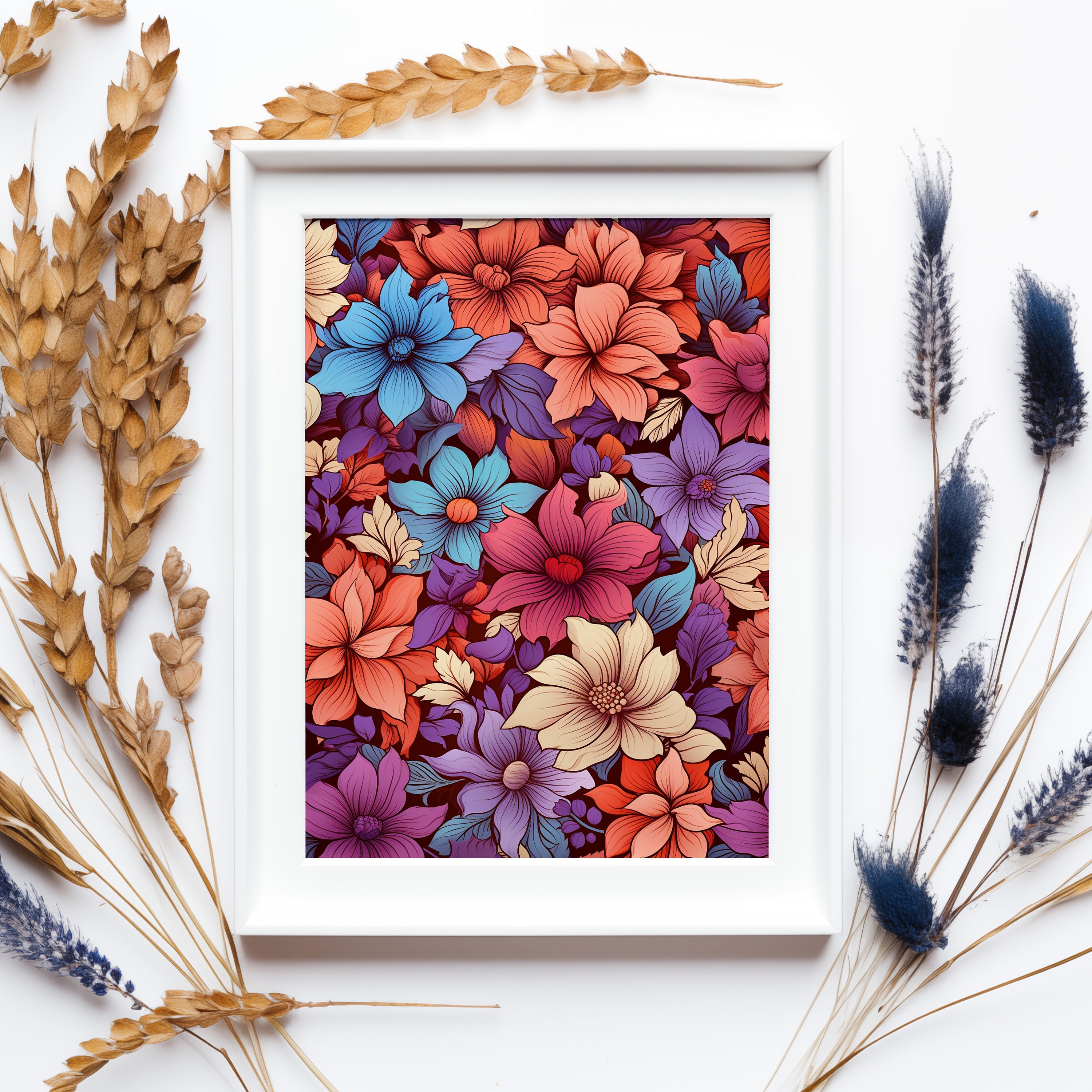 PSD Mockup Frame, Editable Photoshop Template, Smart Object, Lying on ...
