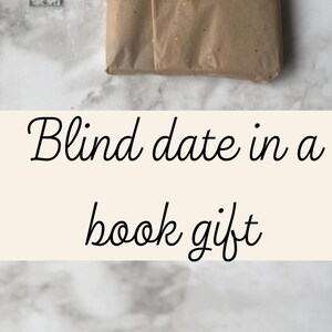 Blind Date With A Book Gift Personalised Book Lover Gift Idea Bookish Bundle for Her Booktok ...