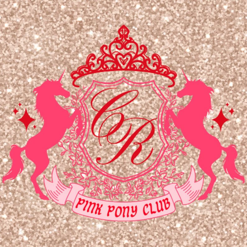 Pink Pony Club Crest Logo - Chappell Roan Design, the Rise and Fall of ...