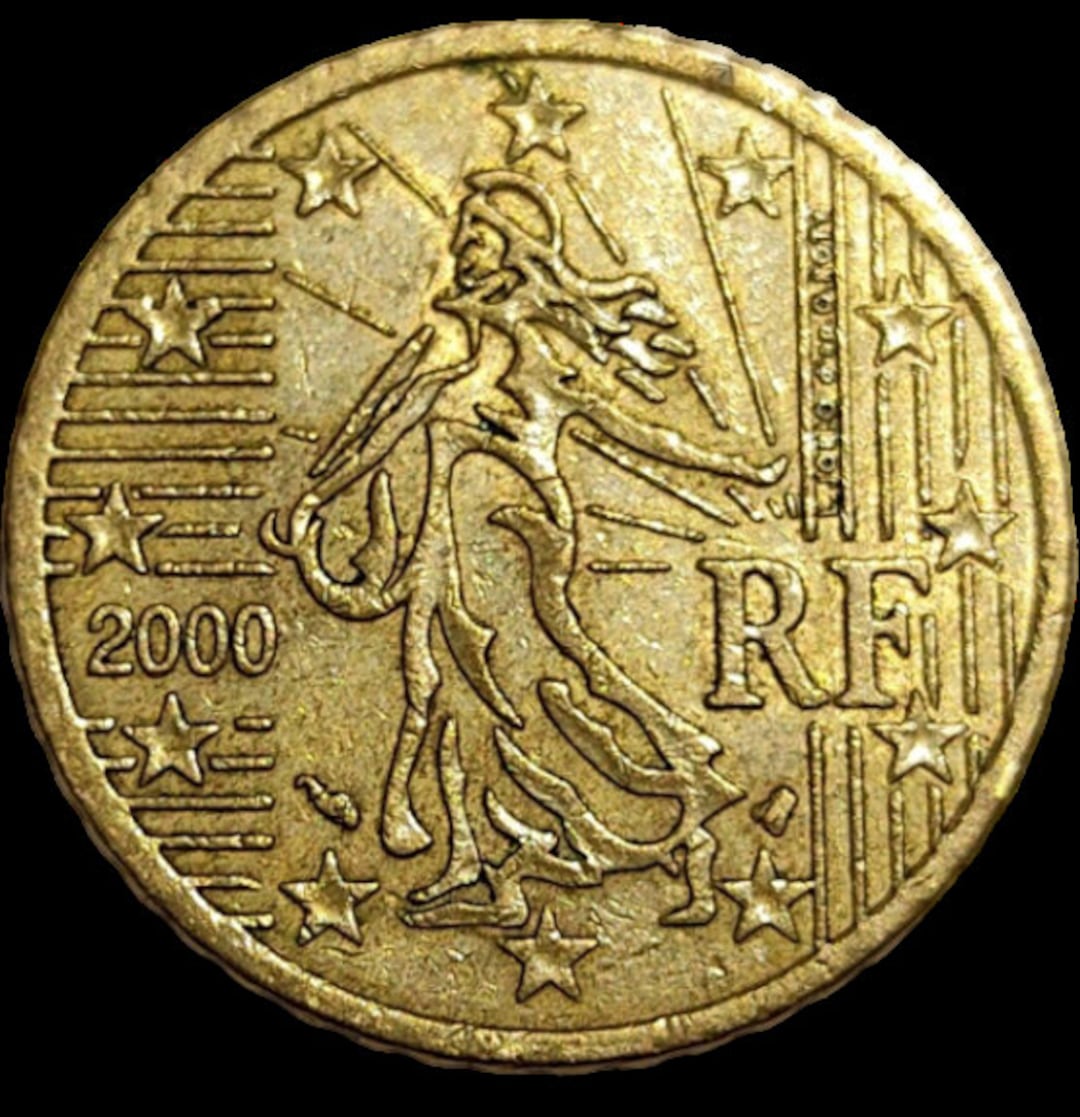 France 50 Euro Cent 1999 RF Coin - Etsy