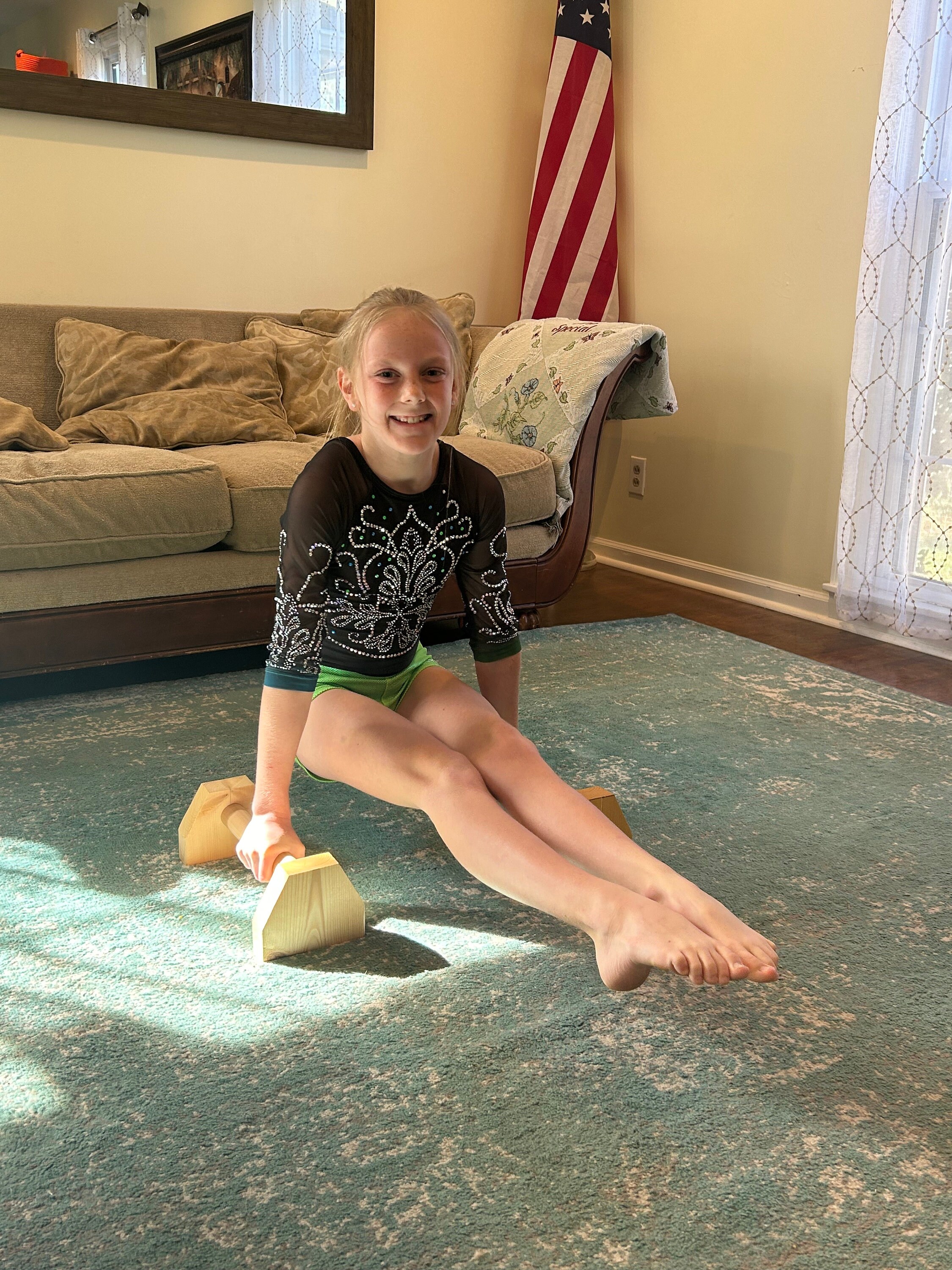 Wooden Parallettes Hand Made by A Gymnastics Dad! 12" and 18" Versions ...