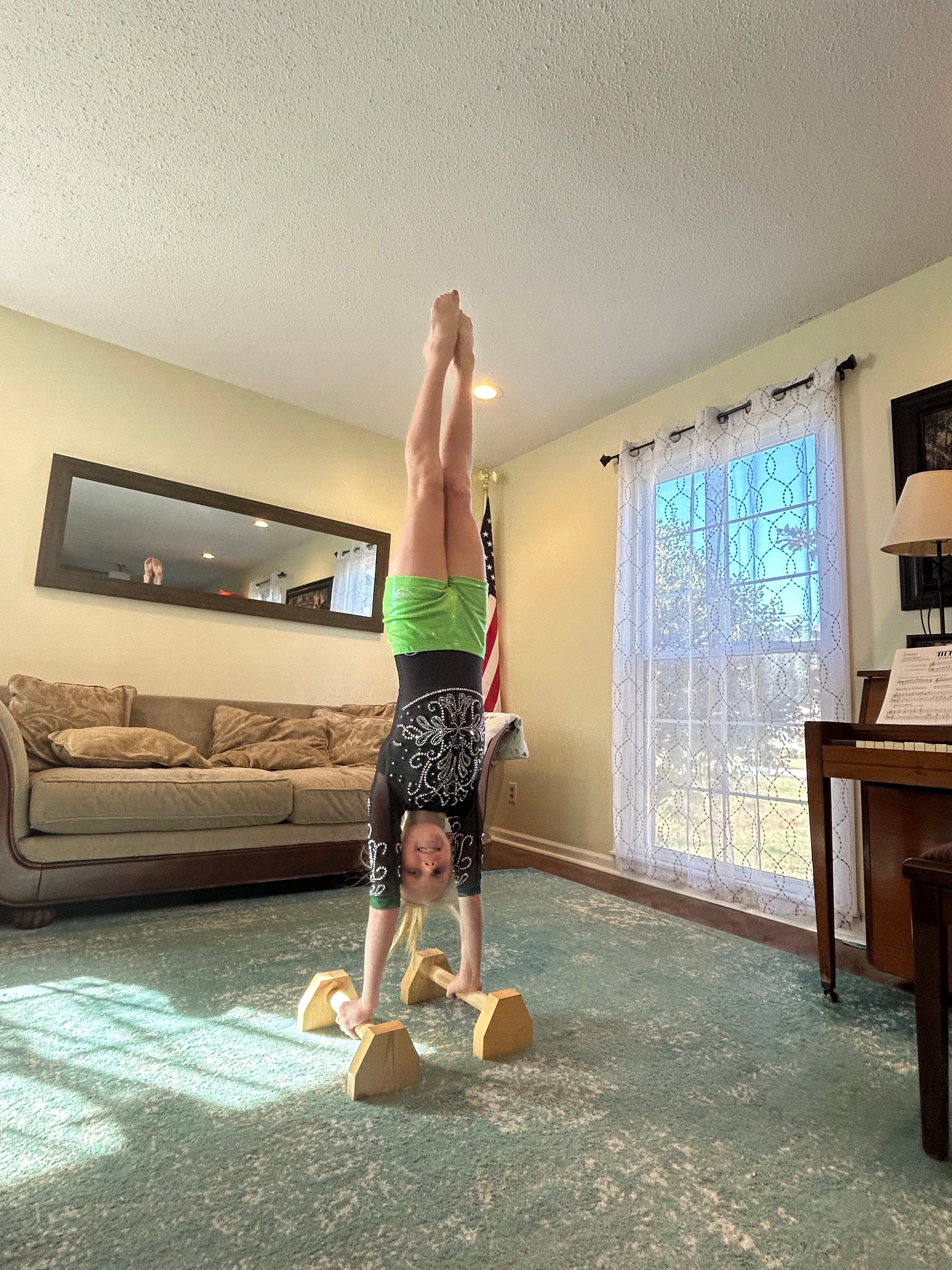Wooden Parallettes Hand Made by A Gymnastics Dad! 12" and 18" Versions ...
