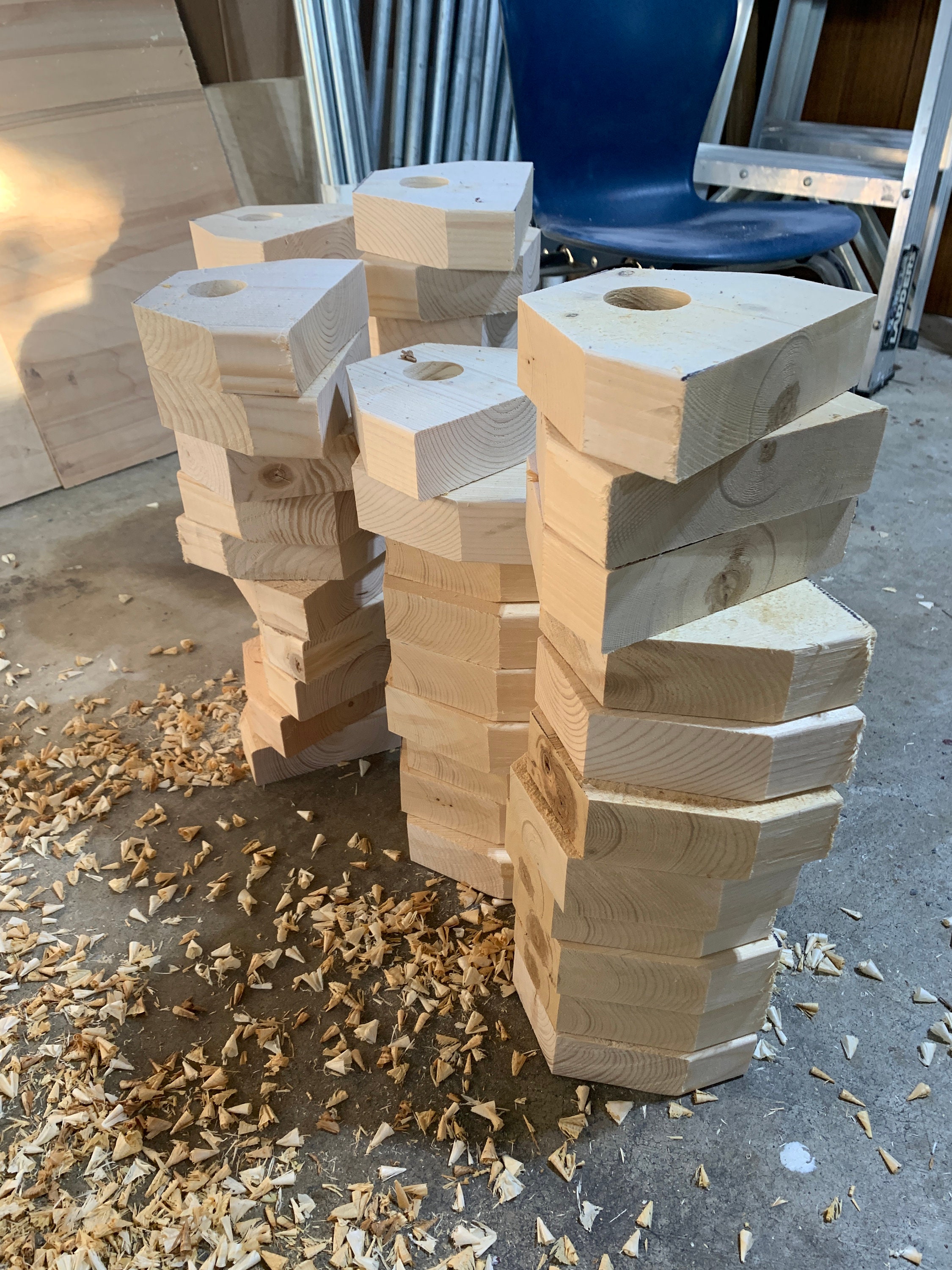 Wooden Parallettes Hand Made by A Gymnastics Dad! 12" and 18" Versions ...