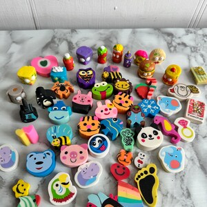 Vintage Huge Eraser, Lot 56 Assorted Pieces 80s. - Etsy