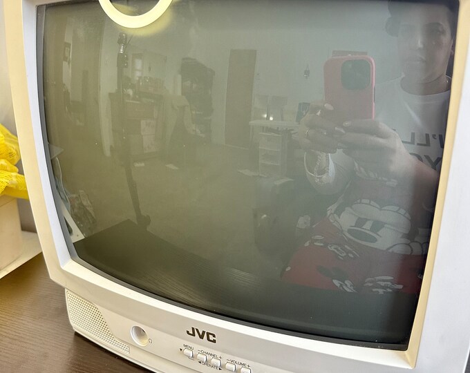 Vintage Rare Portable TV JVC ,plastic Tv,colour Tv , Working Tv,with ...