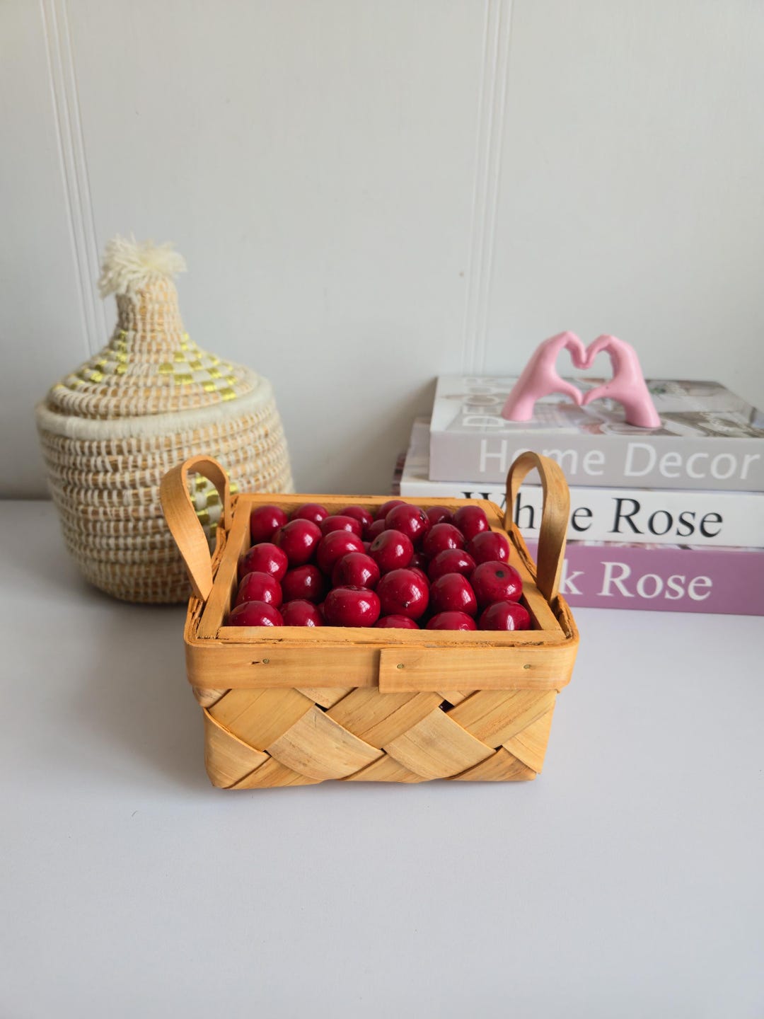 Vintage Mini Red Apples Fake Fruit Apple Home Party Christmas Tree DIY ...