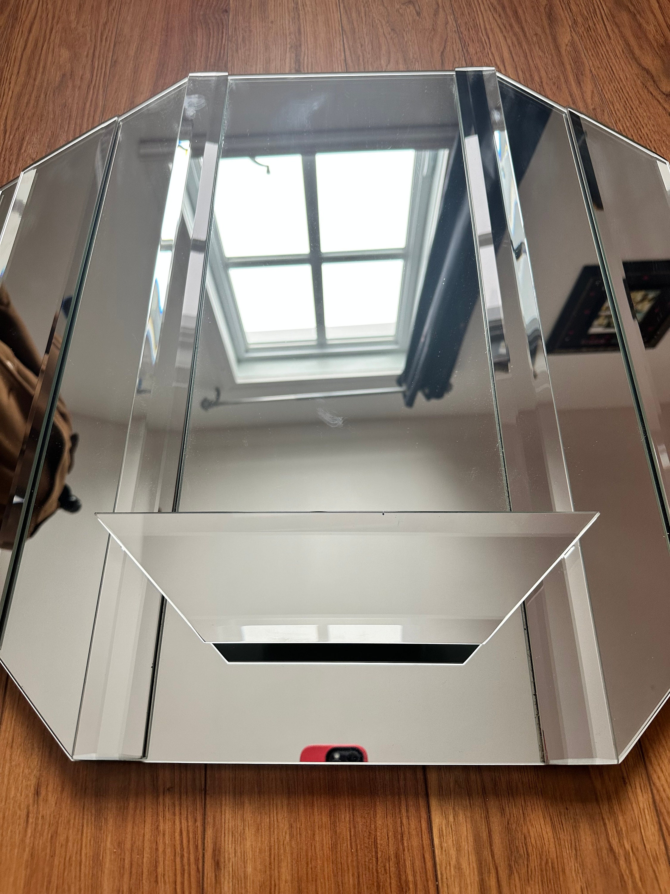 Vintage Large Wall Mirror 80's Mirror Wall Decor, Mirror, Home Decor ...