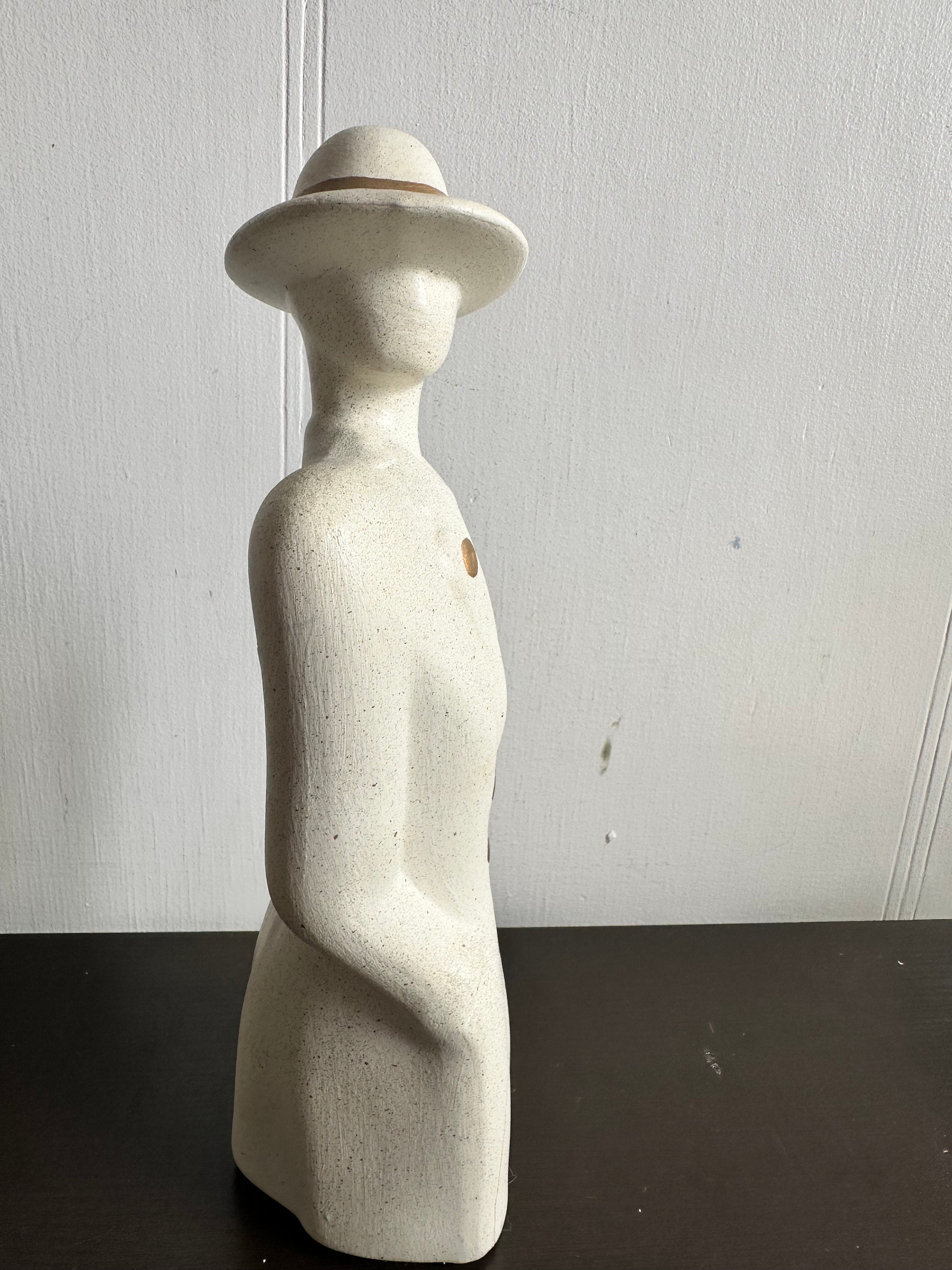 Vintage Fabulous, Art Nouveau, Statue, Figure, Ceramic, Fashion, Padded ...