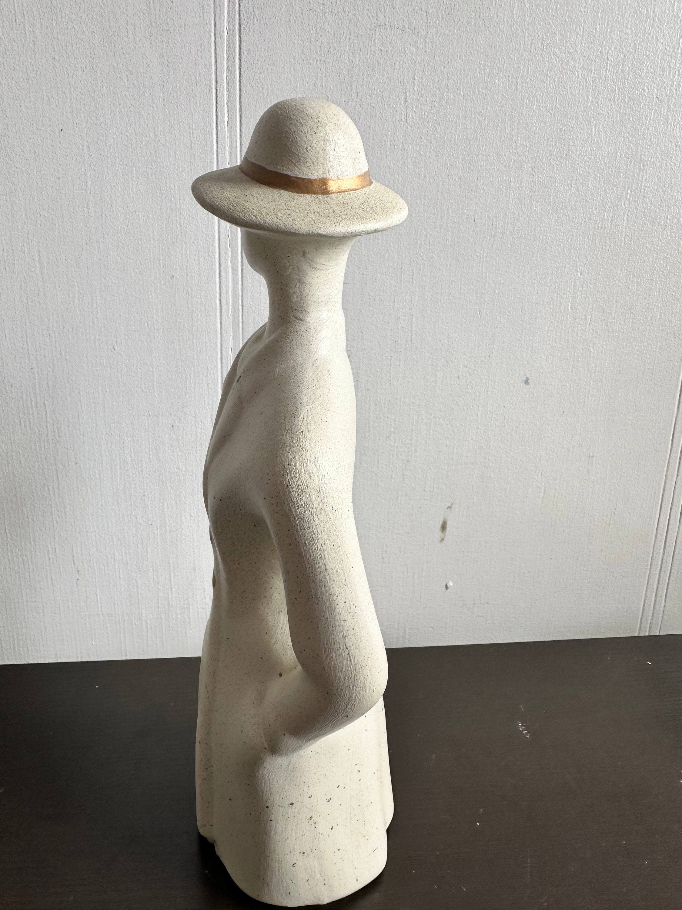 Vintage Fabulous, Art Nouveau, Statue, Figure, Ceramic, Fashion, Padded ...