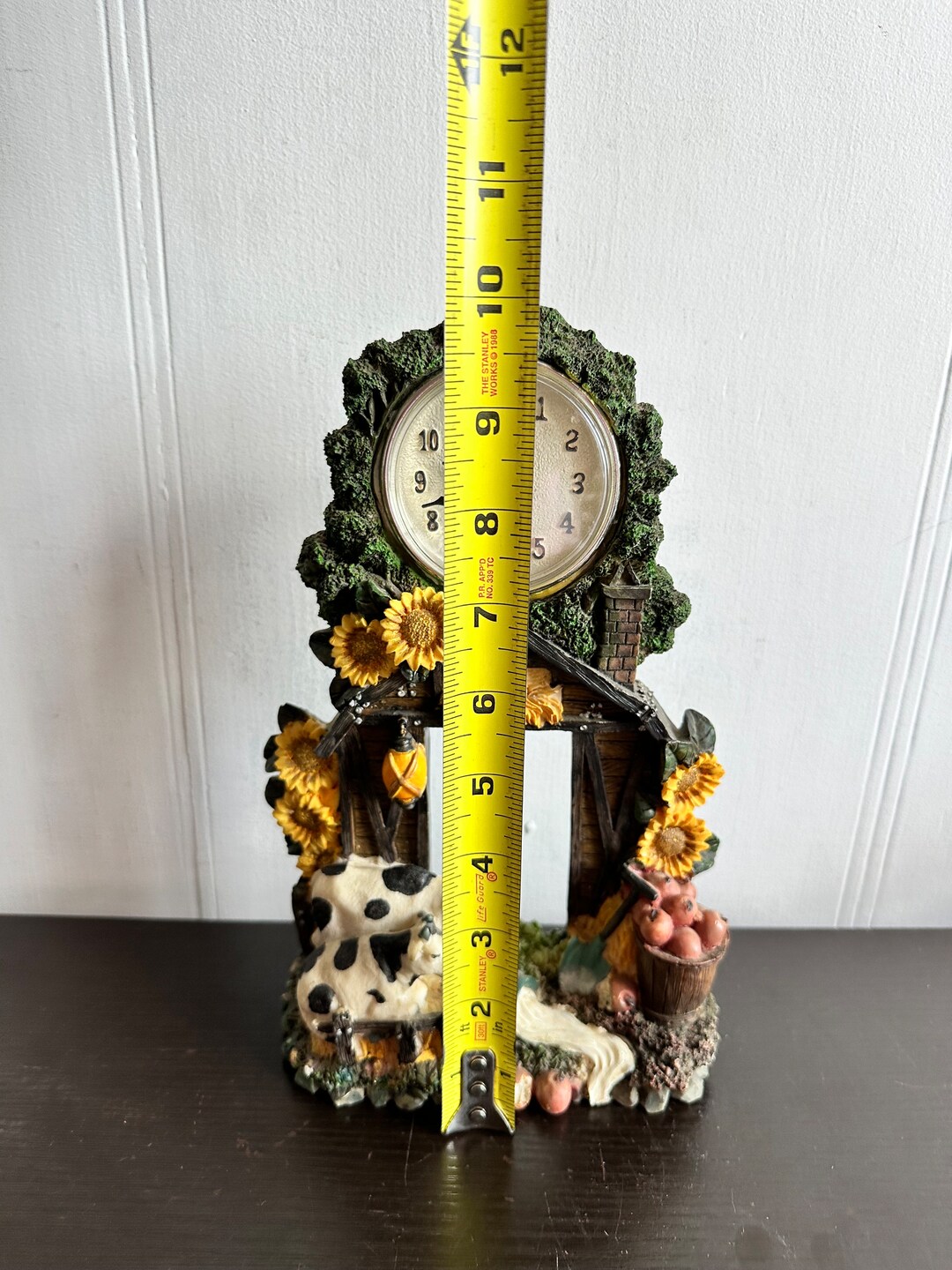 Vintage Ceramic Clock With Farm Animals,sunflowers,farm House,home ...