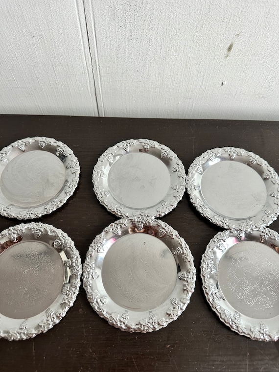 Chrome drink coasters store
