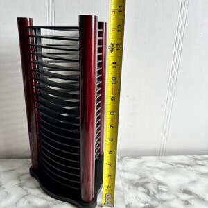 Vintage CD Holder, CD Holder, 80s Shelf, Wooden CD Column, Designer ...
