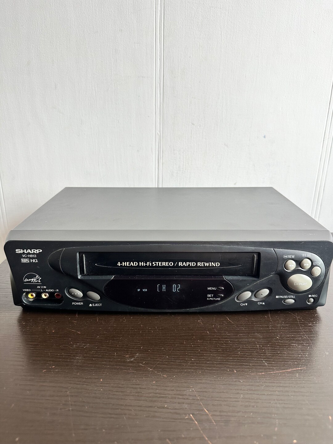 Vintage Sharp ,VHS VCR Recorder Hq Vc VC-H831U 4 Micron Heads, Hi-fi ...