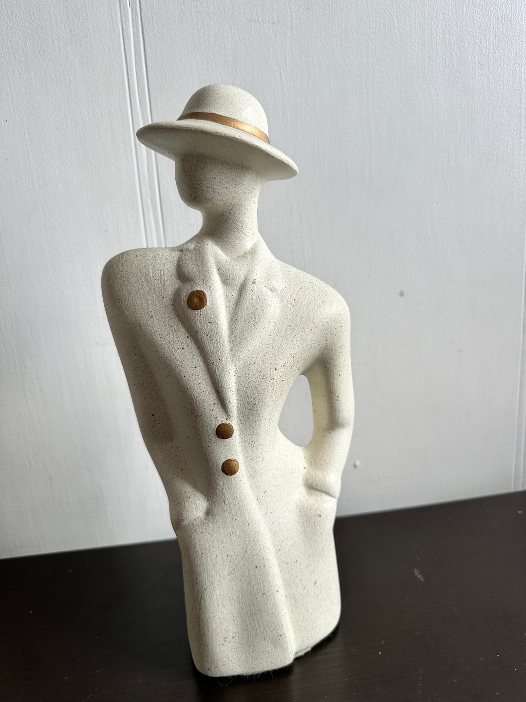 Vintage Fabulous, Art Nouveau, Statue, Figure, Ceramic, Fashion, Padded ...