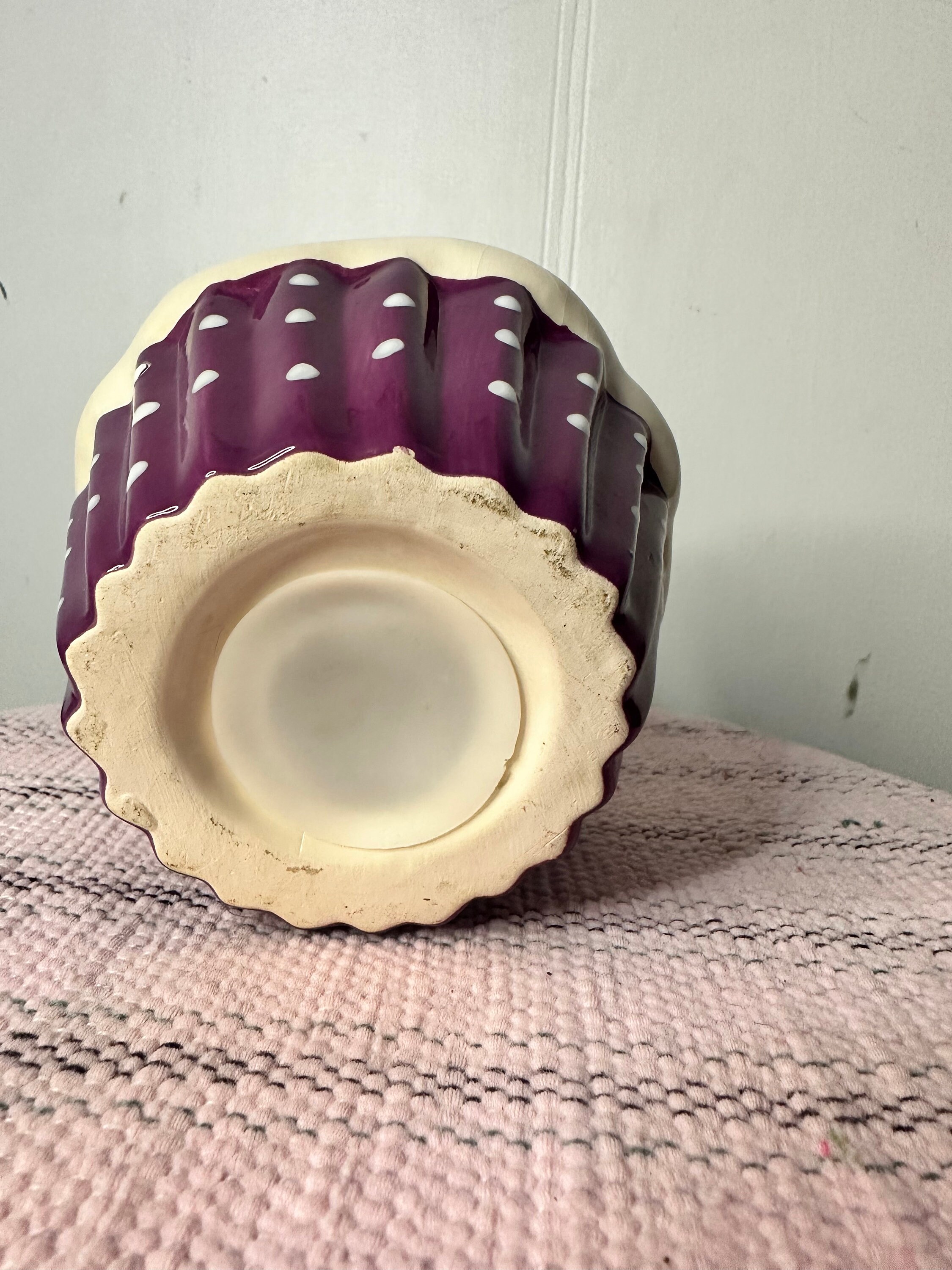 Vintage Cupcake Ceramic Money Bank,ceramic Cupcake Strawberry Topcoin ...