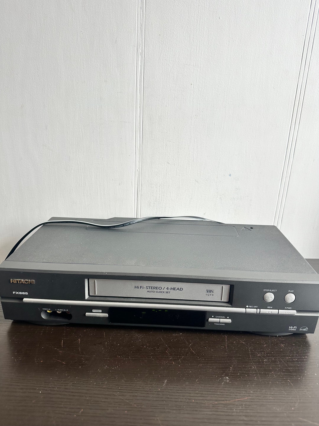 HITACHI Vt-fx665 Hi Fi Stereo VHS VCR Vhs Player With Remote Control ...