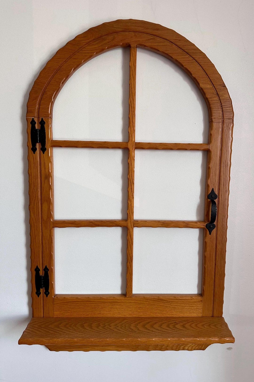 Vintage Window Wood Frame Board Farmhouse Style Frame Wall Decor Window ...