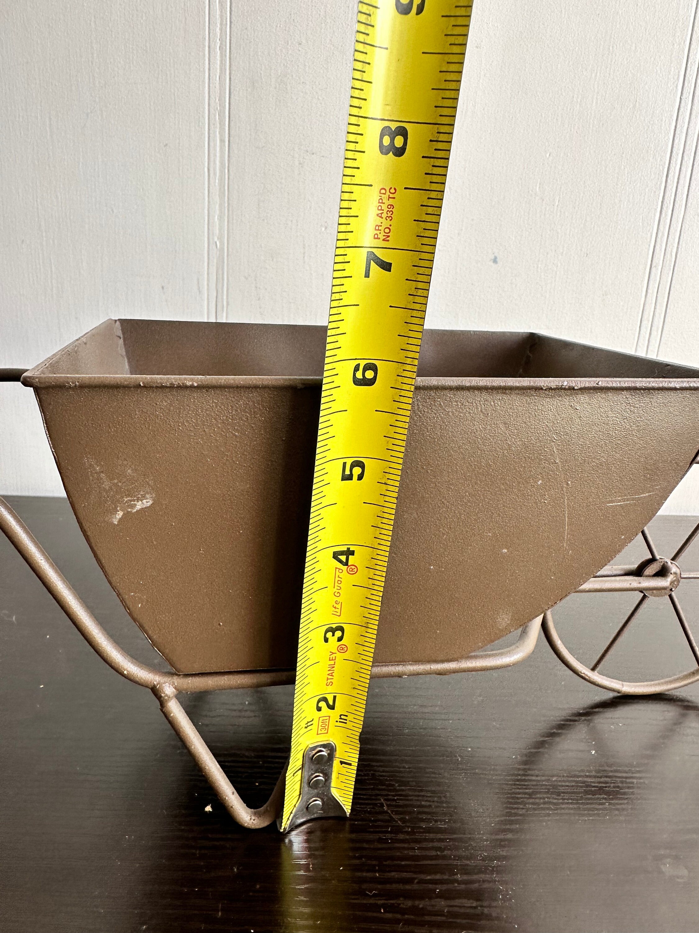 Vintage Mini Wheelbarrow , Cart ,garden , Wagon , Garage ,shed , Yard ...