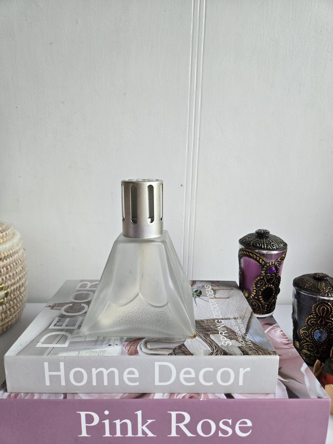 Vintage BERGER Lamp Pyramid Shape-satin Finish -vintage Catalytic Oil ...
