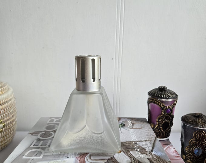 Vintage BERGER Lamp Pyramid Shape-satin Finish -vintage Catalytic Oil ...
