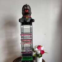 Two Vintage CD Holders - 1980s, 1990s, Vintage, Gray, Black, Desktop ...